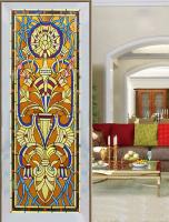 China 3mm-12mm Art Glass Decorative Interior Stained Glass Partitions And Doors for sale