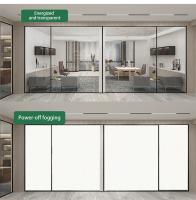 China Switchable Pdlc Smart Glass Electronic Glass Partitions For Shopping Malls for sale