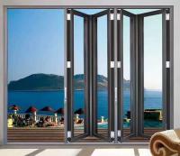 China Sunrooms Glass Accordion Doors 3mm-12mm Interior Office Sliding Glass Doors for sale