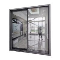China Patio External Aluminium Glass Doors Exterior Balcony Glass Doors for sale