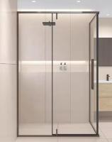 China Stainless Steel Shower Door Bathroom Tempered Glass Shower Enclosure Room for sale
