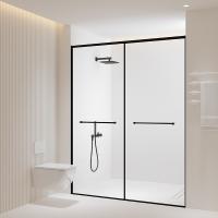 China 3mm-12mm Tempered Glass Shower Room Dry And Wet Separation for sale