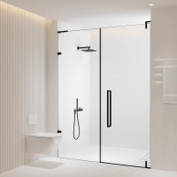 China 12mm Thickness Frameless Shower Enclosure ISO9001 Frameless Sliding Shower Doors for sale