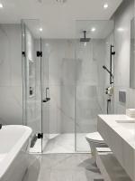 China Minimalism Frameless Tempered Glass Shower Enclosure And Partitions for sale