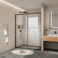 China Narrow Frame Bathroom Glass Partition 3mm-12mm Glass Shower Room Divider for sale