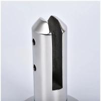 China Balcony Glass Spigot Frameless Black Glass Spigots for sale