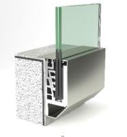 China 6063-T5 Aluminum U Channel For Glass Railings for sale