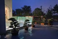 China 6063-T5 Aluminum U Channel For Glass Railings With LED Lights for sale