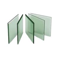China 8mm Clear Toughened Glass Panel With Drilling Processing for sale