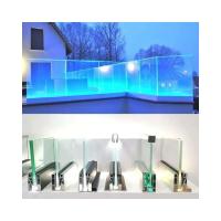 China Sturdy 6063-T5 Aluminum U Channel For Glass Railings for sale