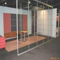 China Office Glass Partition With 12mm Clear Toughened Glass for sale