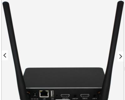 China Black Meeting Room Wireless Presentation System HDMI Conference Room Screen Sharing for sale