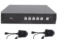 China 6 In 1 Quad Split Multiviewer AV Video Scaler Switcher for sale