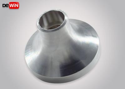 China Metal Made CNC Machine Parts / Silver Precision CNC Machining Parts for sale