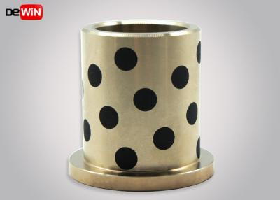 China Solid Lubricant Bronze Bushing Lubrication / JDB Oilless Self Lube Bearings for sale