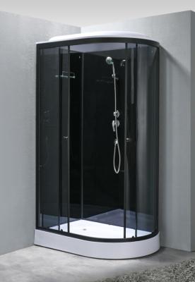 China 4mm Sliding Open Shower Glass Cabinet 1200×800×2150mm with Tempered Glass and ABS Tray for sale