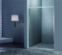 China Sliding Shower Door 120x190cm with 6mm Tempered Glass and Aluminum Frame - Customizable Options Available for sale