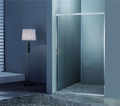 China Sliding Shower Door 120x190cm with 6mm Tempered Glass and Aluminum Frame - Customizable Options Available for sale