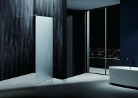 China Clear Custom Made 8mm Glass Shower Enclosure For Office Building for sale