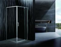 China 6mm Transparent Tempered Glass Shower Cabinet 1800x800mm with Aluminum Frame and Stainless Handle for sale