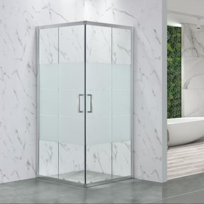 China Aluminum Frame Shower Room Enclosure with 6mm Tempered Glass and 1-1.2mm Frame - Sliding Door Design for sale