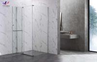 China Sliding Shower Enclosure 90x90x200cm 6mm Tempered Glass Aluminum Frame for sale