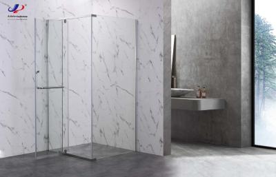 China Sliding Shower Enclosure 90x90x200cm 6mm Tempered Glass Aluminum Frame for sale