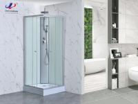 China Sliding Shower Room 80x80x220cm 4mm Tempered Glass Aluminum Frame for sale