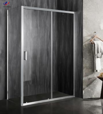 China 6mm Tempered Safety Glass Shower Enclosure 120×80×190cm with Chromed Aluminium Frame - Model 603 Sliding Door for sale