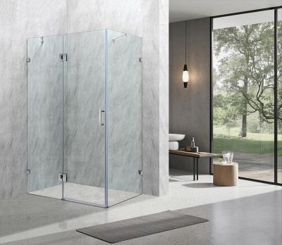 China Elegant Corner Shower Enclosure With 8mm Tempered Glass And Hinge for sale