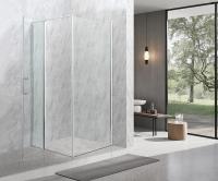 China Square Shower Enclosure 90x90x190cm 6mm Tempered Glass Chrome Aluminum Frame for sale