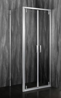 China Stylish Shower Door With Chromed Profile For Modern Bathrooms for sale