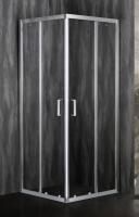 China Stylish Square Shower Enclosures With Chromed Profile For Modern for sale
