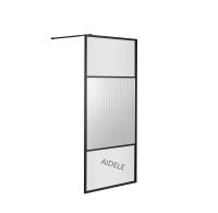 China Concise Design Tempered Glass Walk-in Bathroom Shower Screen for sale