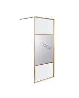 China Tempered Glass Shower Screen Frameless Design Durable Easy Clean Modern Bathroom Partition Panel for sale