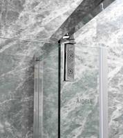 China Tempered Glass Shower Enclosure Corner Installation Space Saving Design Suitable For Small Bathrooms Commercial Projects for sale