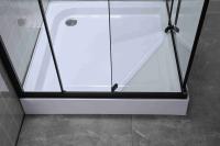 China Aluminum Shower Enclosure Bathroom with Folding Door for sale