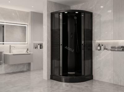 China Vertical Prefabricated Bathroom Shower Cabin Box with Nylon Wheels for sale