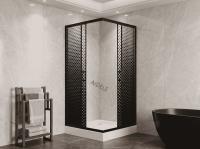 China Integral Factory Modern Mosaic Glass CE Certification Shower Enclosure Bathroom with Tray for sale