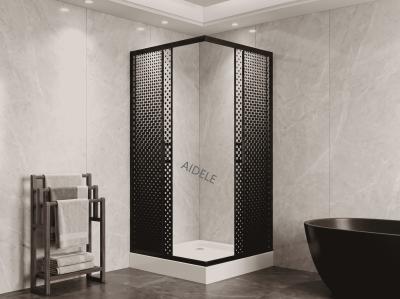 China Integral Factory Modern Mosaic Glass CE Certification Shower Enclosure Bathroom with Tray for sale