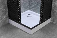 China Integral Factory Modern Mosaic Glass CE Certification Shower Enclosure Bathroom with Tray for sale