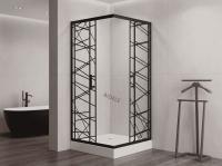 China Popular Aluminum Alloy Frame Factory Wholesale Price Shower Stall with Tray for sale