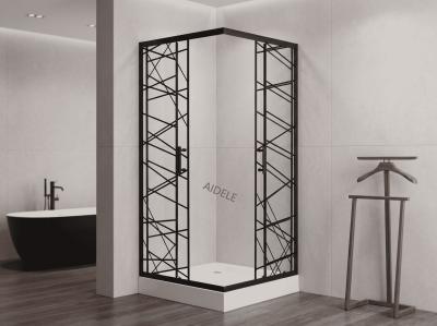 China Popular Aluminum Alloy Frame Factory Wholesale Price Shower Stall with Tray for sale