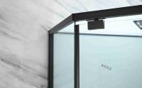 China Modular Bathroom Portable Shower Cabin Glass Pivot Door for Shower for sale