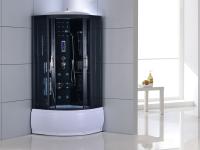 China 5mm Corner Steam Shower Enclosure with 1-1.2mm Aluminum Frame - 900×900×2150mm Size Options for sale