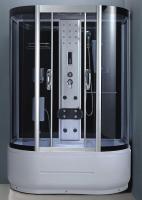 China Steam Shower Enclosure with Aluminum Frame - 800×800×2150mm / 900×900×2150mm Size Options, 5mm Tempered Glass for sale