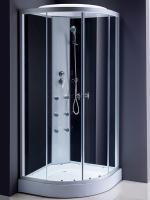 China 1-1.2mm Quadrant Shower Enclosure 900mm Sliding Door 35x35x85 Inch Tempered Glass for sale
