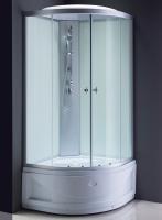 China White 4mm Glass Shower Enclosure 800×800×2150mm with Aluminum Frame - CE, ISO Certified for sale