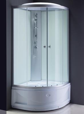China White 4mm Glass Shower Enclosure 800×800×2150mm with Aluminum Frame - CE, ISO Certified for sale