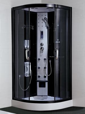 China 1-1.2mm Steam Shower Enclosure Unit 35x35x85 Inches with 500kg Capacity and 5mm Tempered Glass for sale